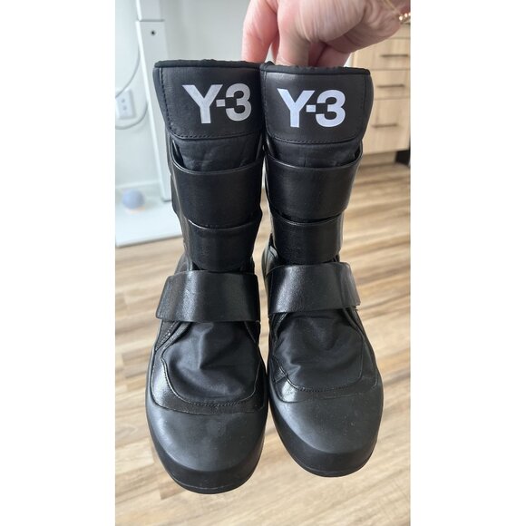 Yohji Yamamoto | Shoes | Y3 By Yohji Yamamoto Black Sneaker Boots Sz 55 Uk | Poshmark